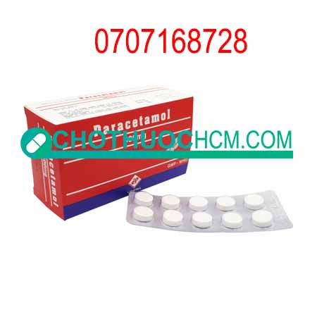 Thuốc Paracetamol Giảm Đau, Hạ Sốt 500mg (Hộp 100 Viên)